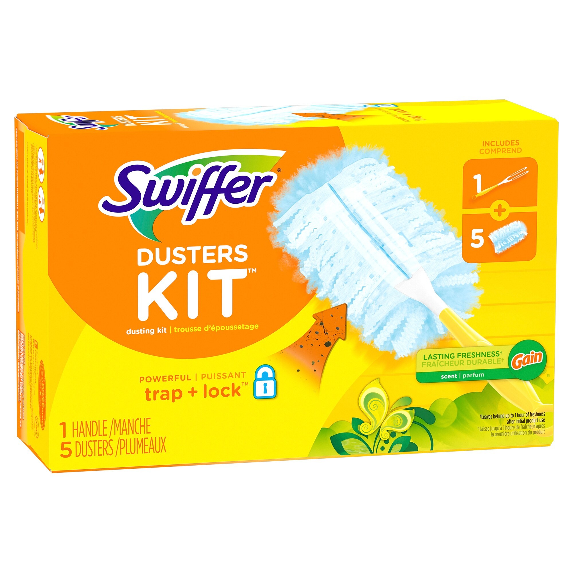 Swiffer Heavy Duty Dusters Starter Kit, Gain, Blue (74330) | Quill Best ...