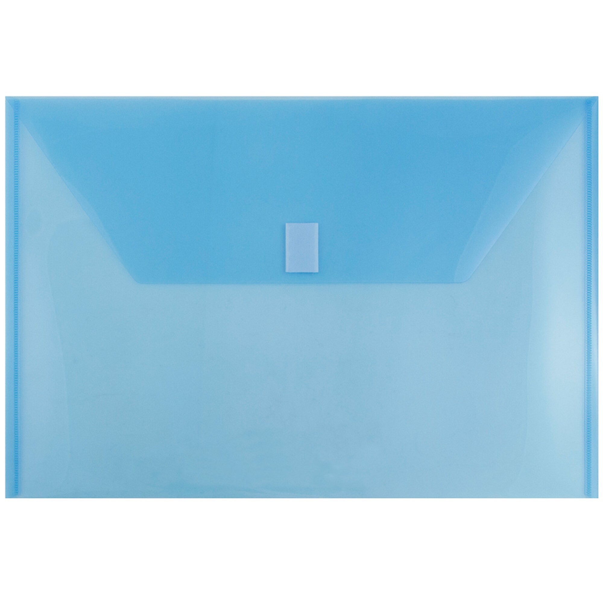Jam Paper Plastic File Pocket, Legal Size, Blue, 12/Pack (219V0BU ...