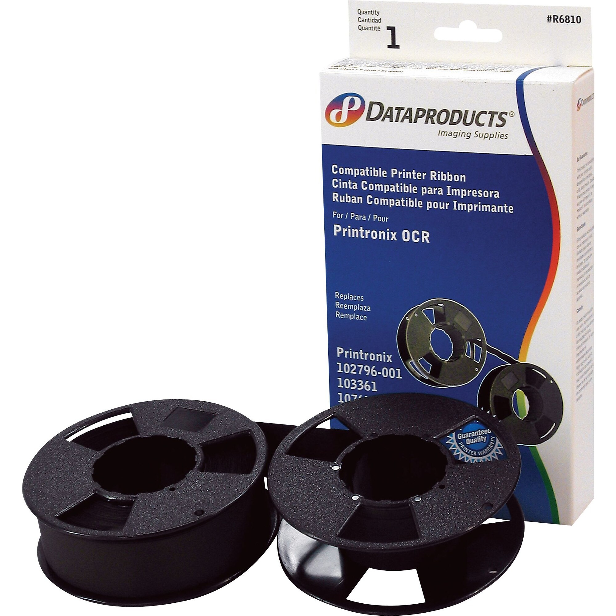 DataProducts Black Dot-Matrix Printer Ribbon for Printronix, OCR (R6810 ...