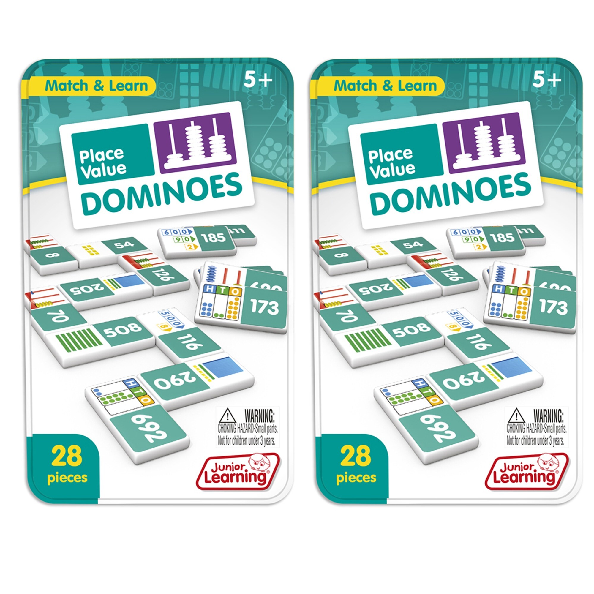 Junior Learning Place Value Dominoes, 2/Bundle (JRL489-2) | Quill Best ...