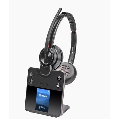 Poly Savi 8420 Office Series Wireless Noise Canceling Bluetooth Stereo ...