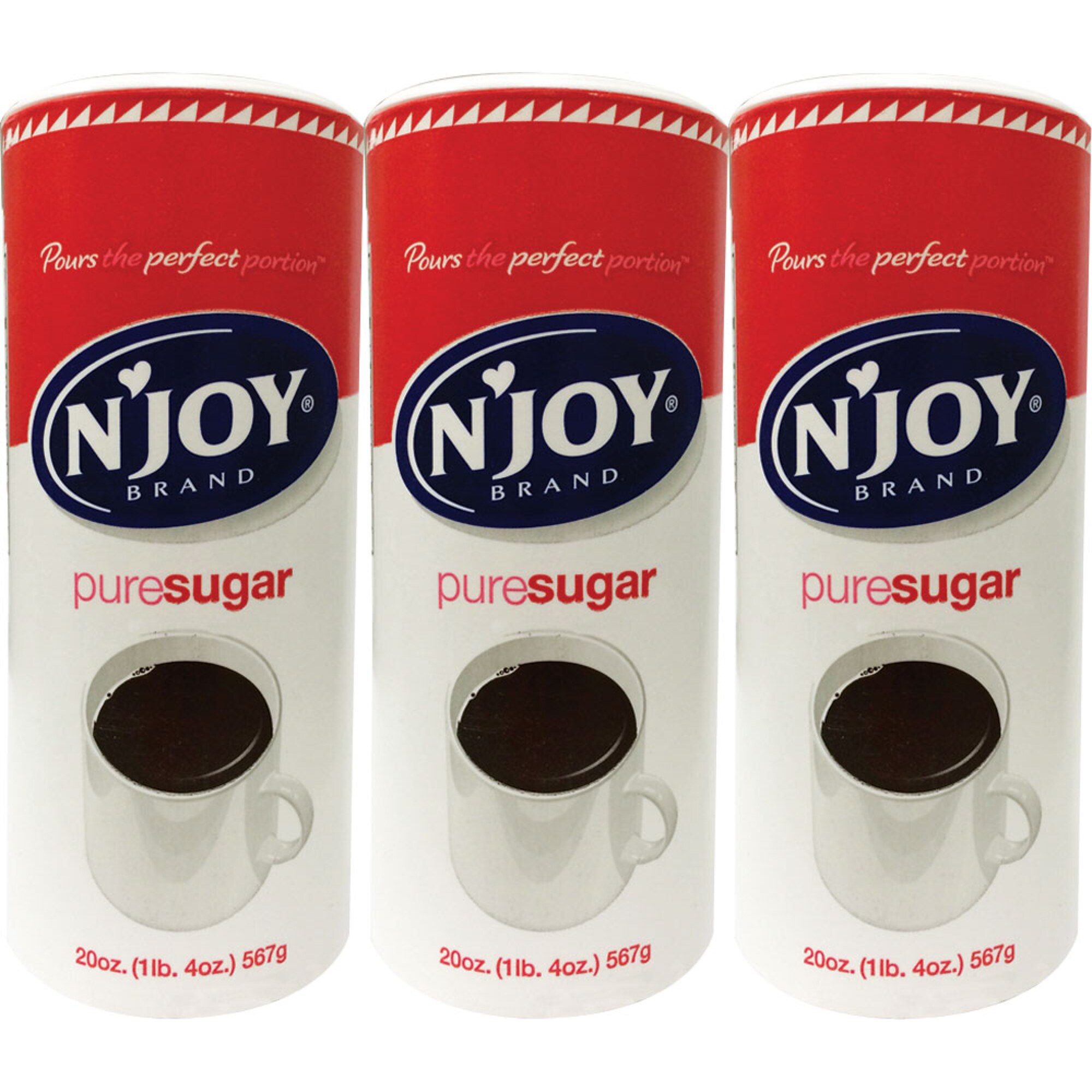 Mejores ofertas e historial de precios de N'Joy NJoy Sugar, 3 Canisters/Pack (51241/94203 ...