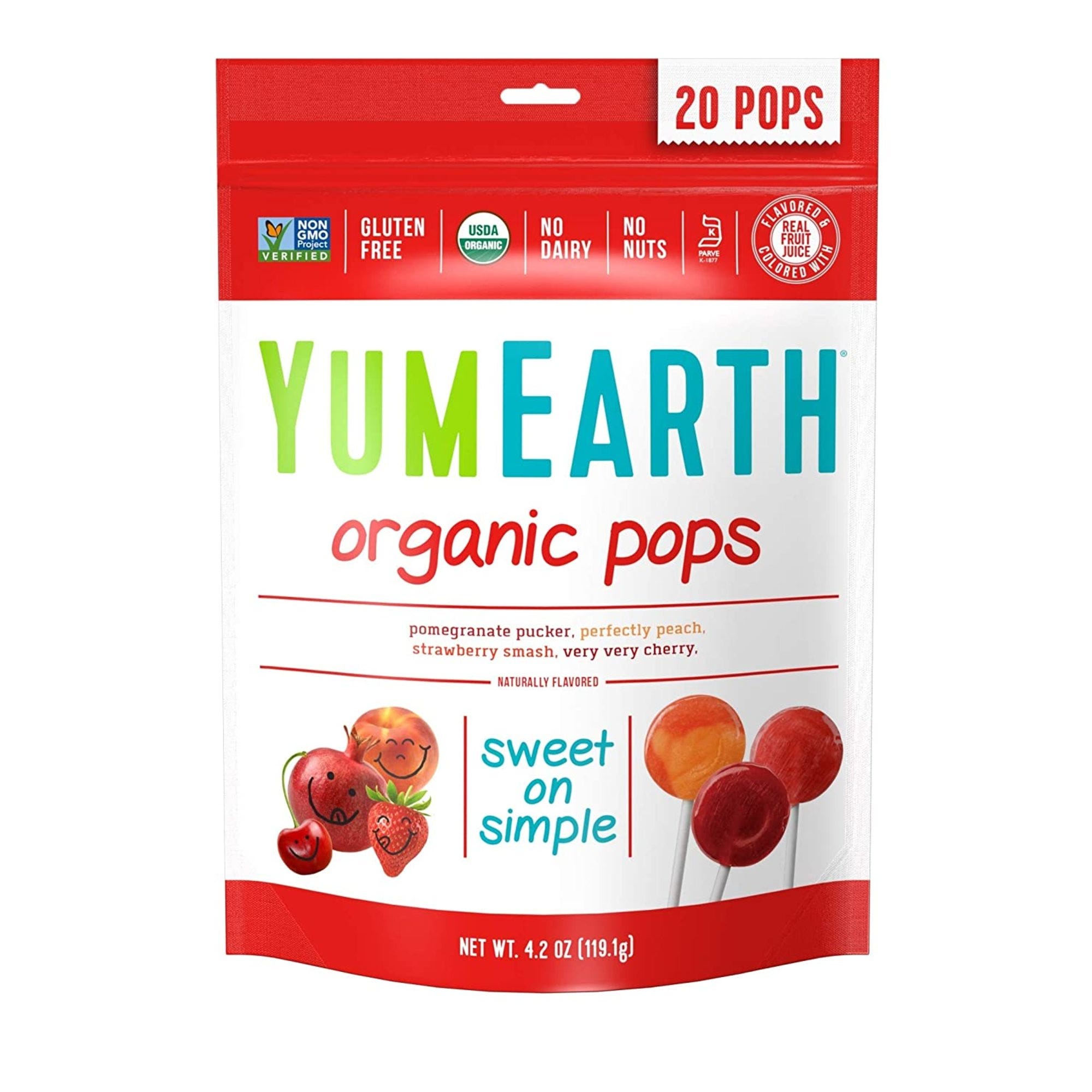 YumEarth Organic Pops, Variety Pack - 20 ct Best Deals and Price ...