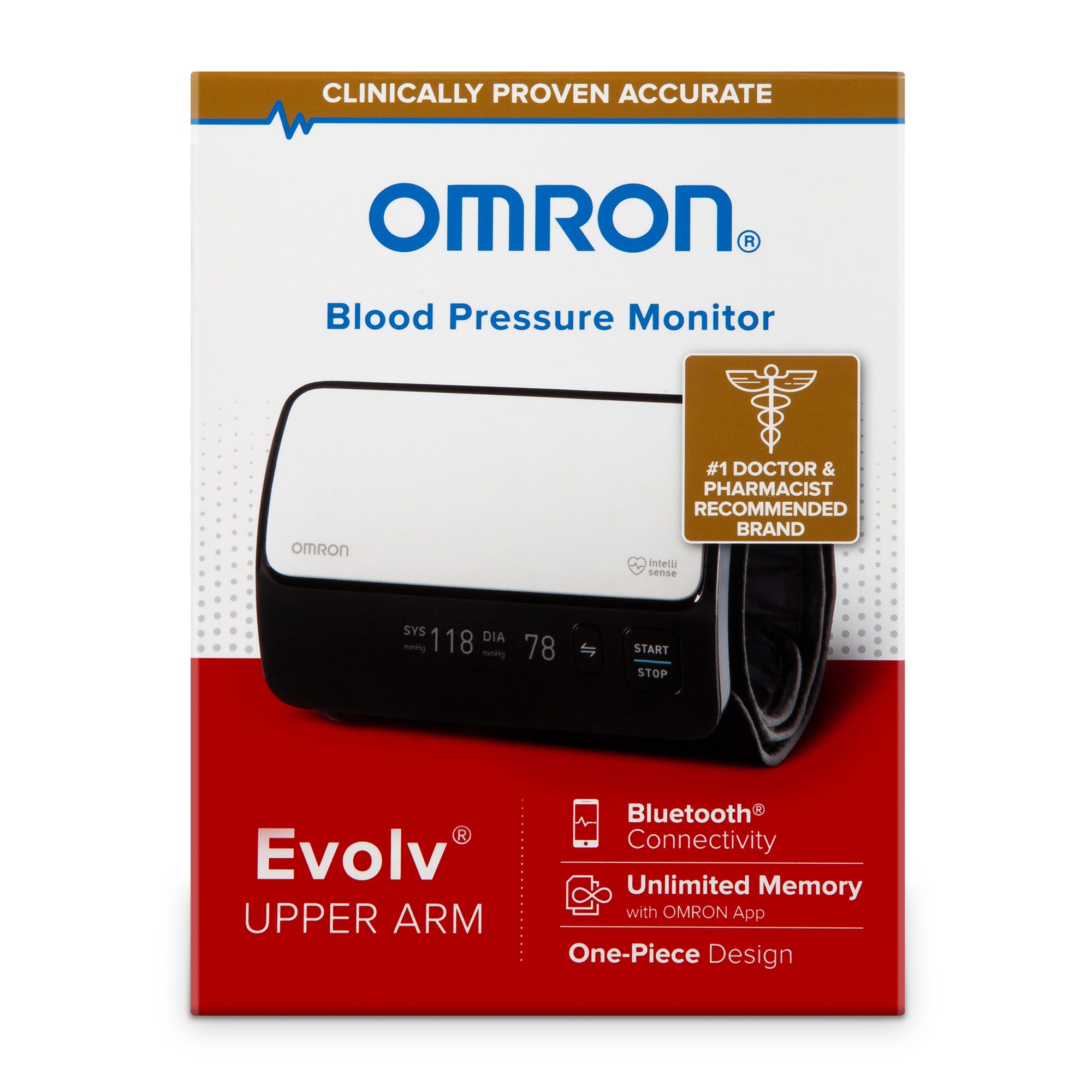 Omron Evolv Wireless Upper Arm Blood Pressure Monitor, BP7000 Best ...