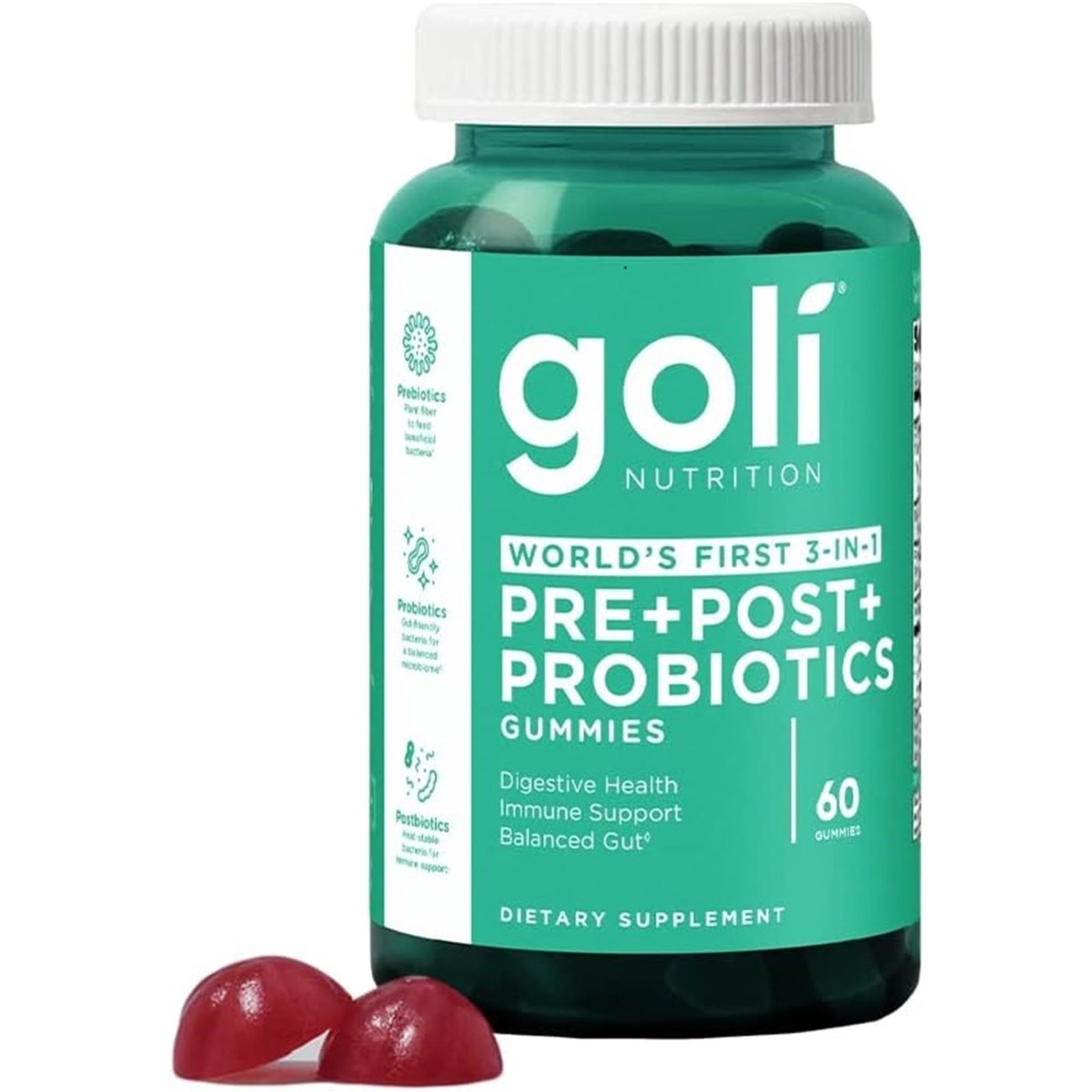 Goli Nutrition Pre + Post Probiotic Gummies - 60 ct Best Deals and ...