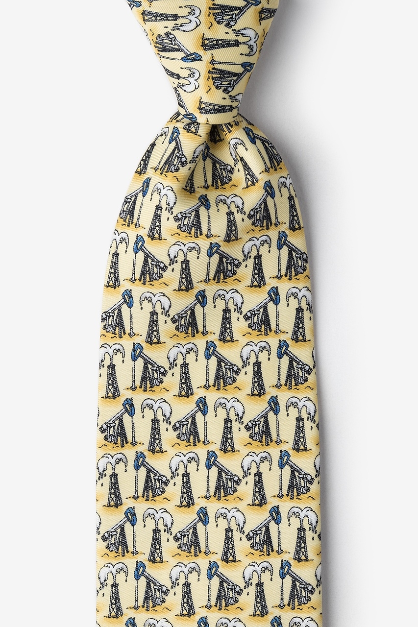 Well Oiled Tie by Wild Ties - Yellow Microfiber Die besten Deals und ...