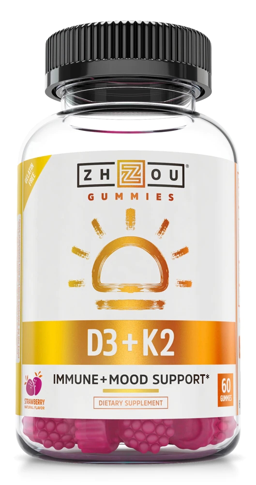 Zhou K2 plus D3 60 Gummies Best Deals and Price History at JoinHoney ...