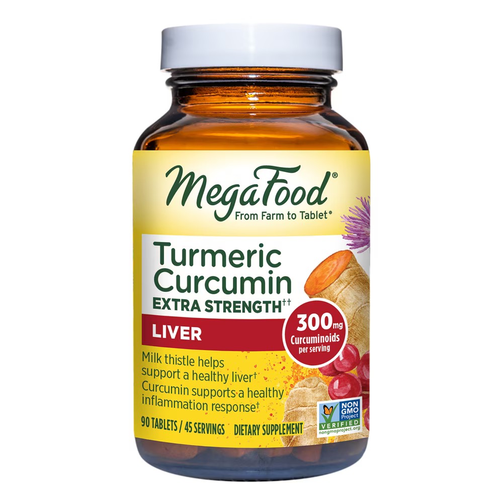 Turmeric Curcumin Extra Strength Liver - Liver Support -- 90 Tablets ...