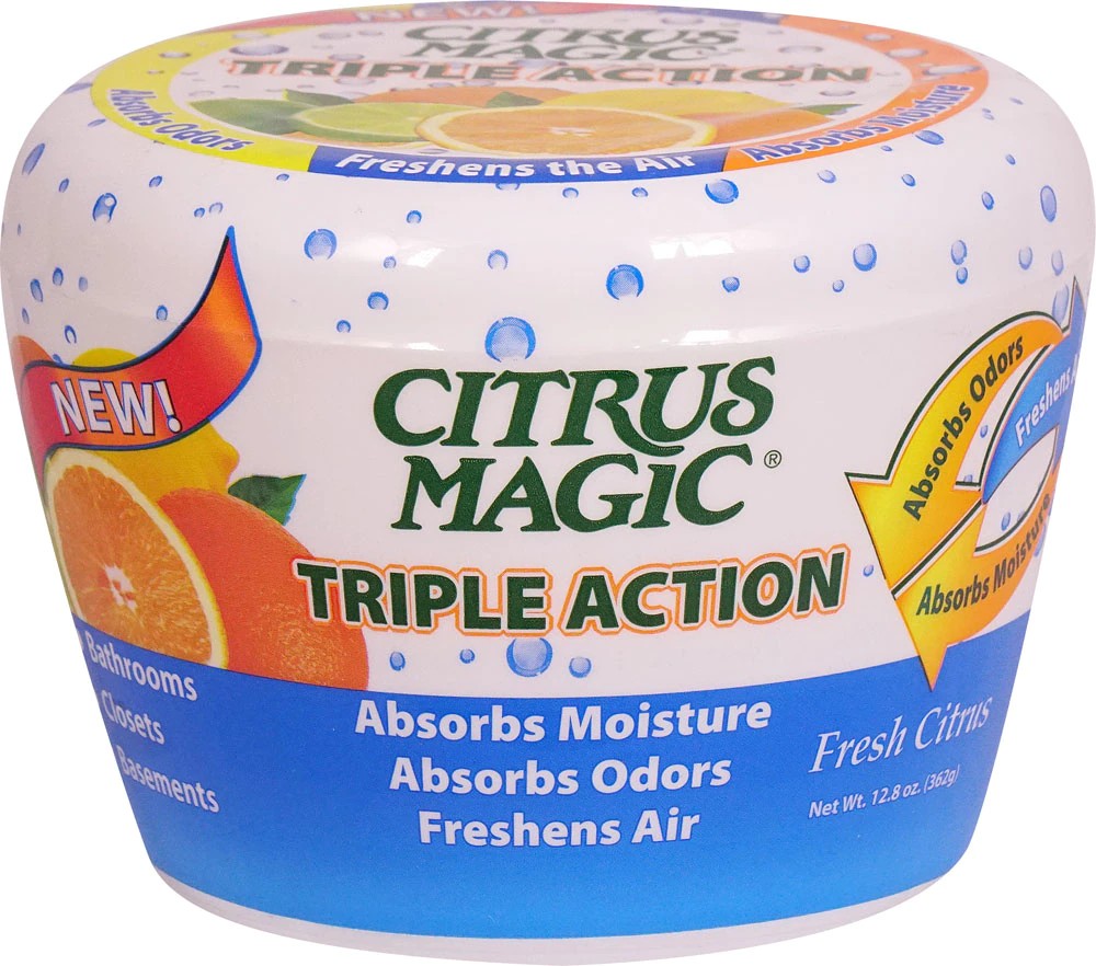 Citrus Magic Moisture Absorber and Odor Eliminator Solid Fresh Citrus ...