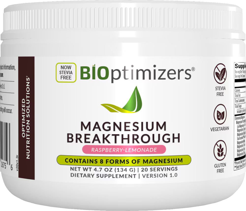 Magnesium Breakthrough Powder Raspberry Lemonade -- 4.7 oz Deals and ...