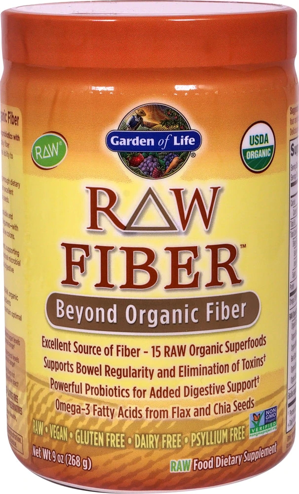 Garden of Life RAW FIBER Beyond Organic Fiber 9 oz Deals and Price ...