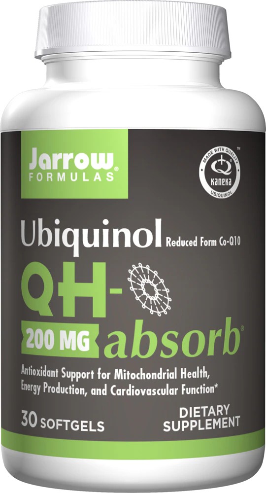 Jarrow Formulas Ubiquinol QH-absorb Heart Support Softgels 200mg Best ...