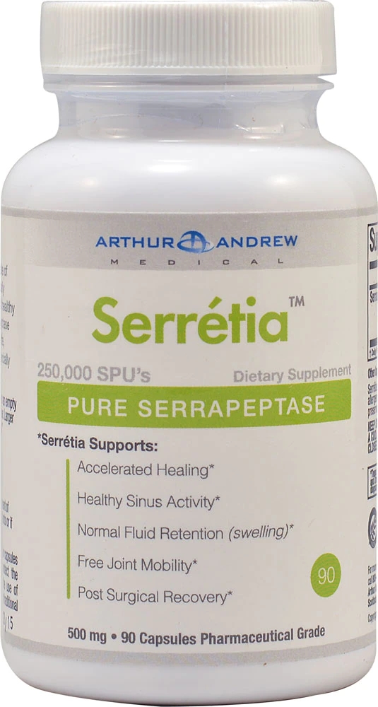 Serretia Pure Serrapeptase -- 250000 SPU - 90 Capsules Deals and Price ...