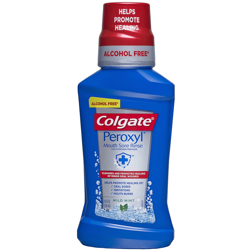 Colgate Peroxyl Mouth Sore Rinse Mild Mint 8.4 fl oz Best Deals and ...