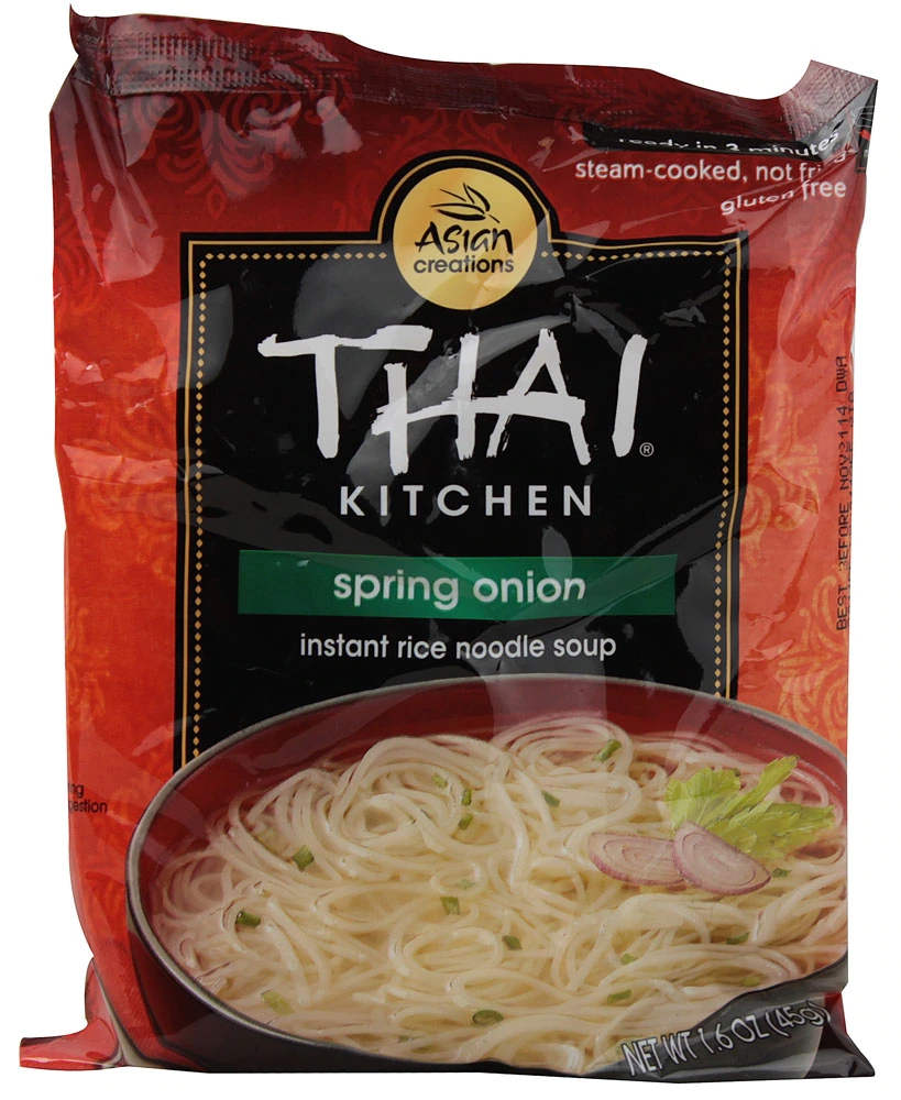 Thai Kitchen Instant Rice Noodle Soup Mild Spring Onion 1.6 oz Best ...