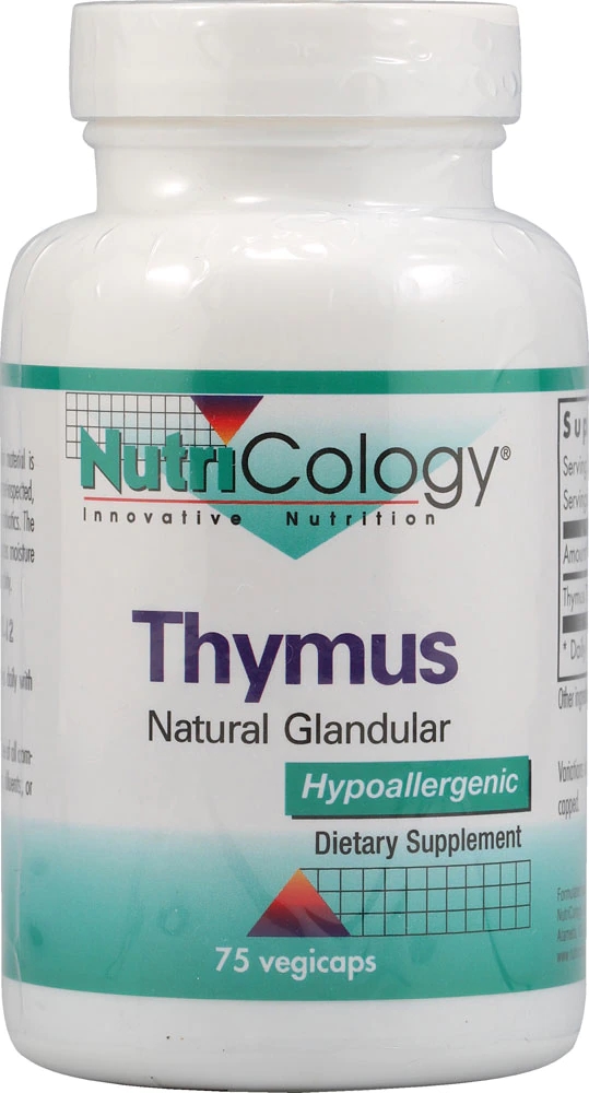 NutriCology Thymus Natural Glandular 75 Vegetarian Capsules Best Deals ...