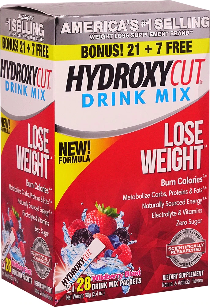 Hydroxycut Pro Clinical Hydroxycut Drink Mix Wildberry Blast 21 Packets ...
