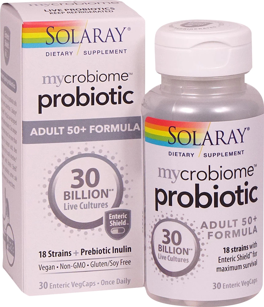 Mycrobiome™ Probiotic Adult 50 Plus Formula -- 30 billion - 30 Enteric ...