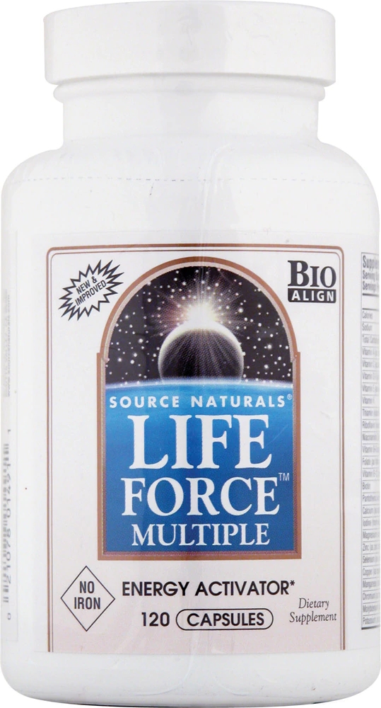 Life Force Multiple No Iron -- 120 Capsules Deals and Price History at ...