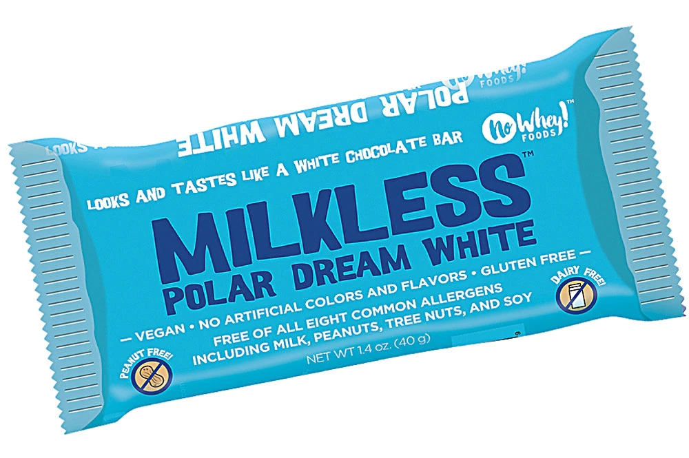 No Whey Foods Milkless Chocolate Bar Vegan & Gluten Free Polar Dream ...