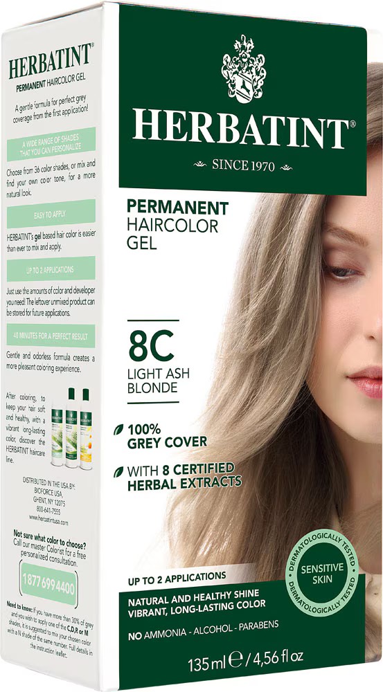 Permanent Hair Color Gel 8C Light Ash Blonde -- 5.75 fl oz Deals and ...
