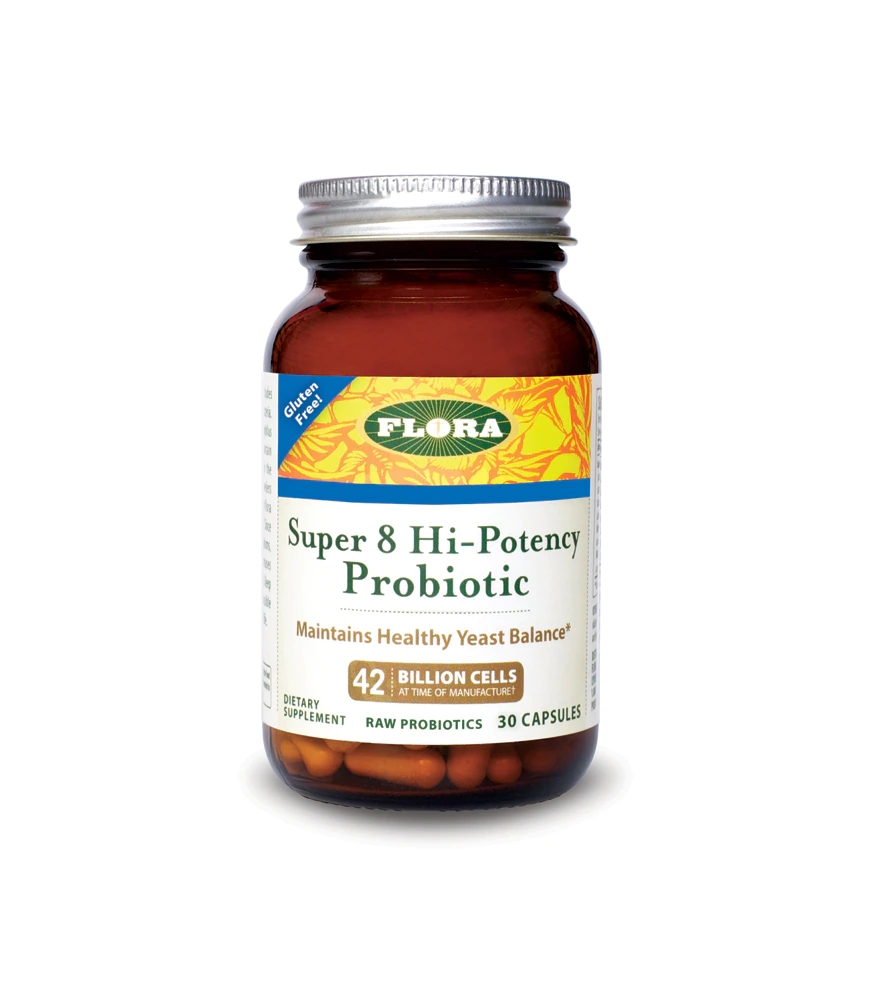 Udo's Choice Super 8 Hi-Potency Probiotic -- 42 billion cells - 30 ...