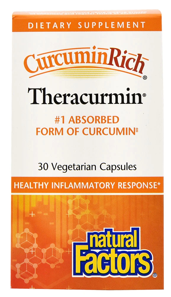 Natural Factors CurcuminRich Theracurmin 30 Vegetarian Capsules Deals ...