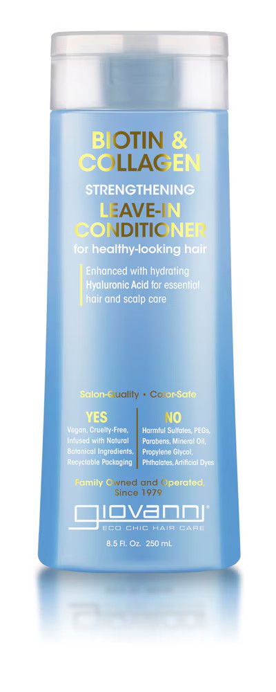 Giovanni Biotin & Collagen Strengthening Leave-In Conditioner 8.5 fl oz ...