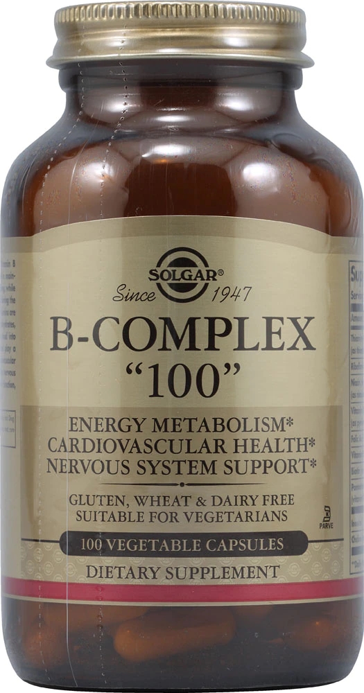 Solgar B-Complex 100 100 Vegetable Capsules Best Deals and Price ...
