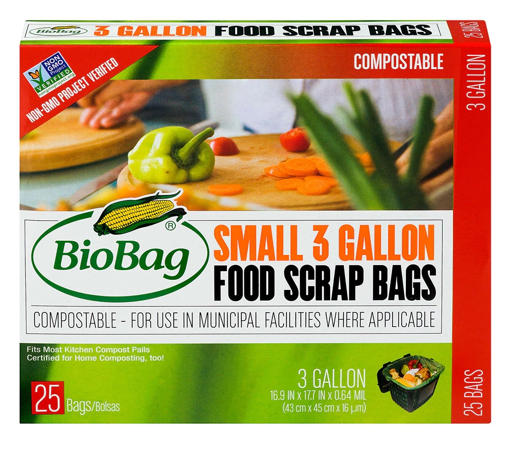 Biobag 3 Gallon Food Scrap Bags 25 Bags Best Deals and Price History at ...