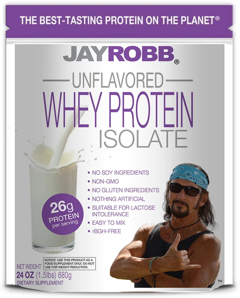 Jay Robb Whey Protein Isolate Unflavored 24 oz Best Deals and Price ...