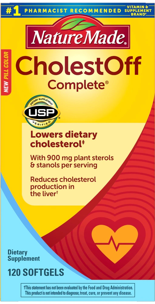 Nature Made CholestOff Complete 120 Softgels Deals and Price History at ...