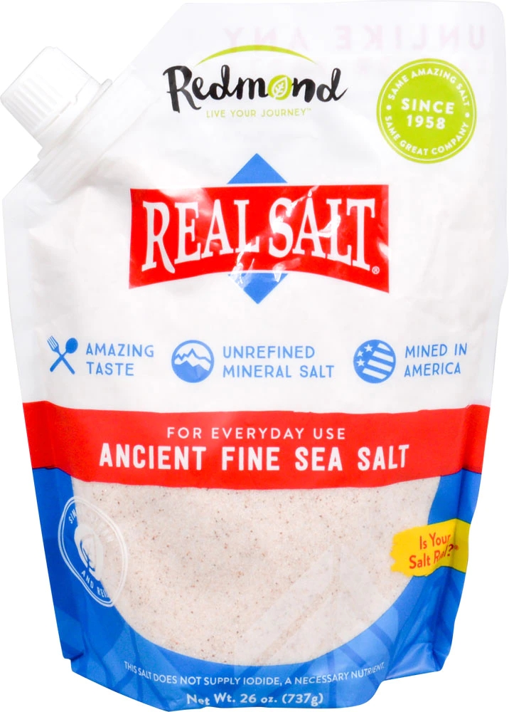 Redmond Real Salt Ancient Sea Salt Fine 26 oz Deals and Price History ...