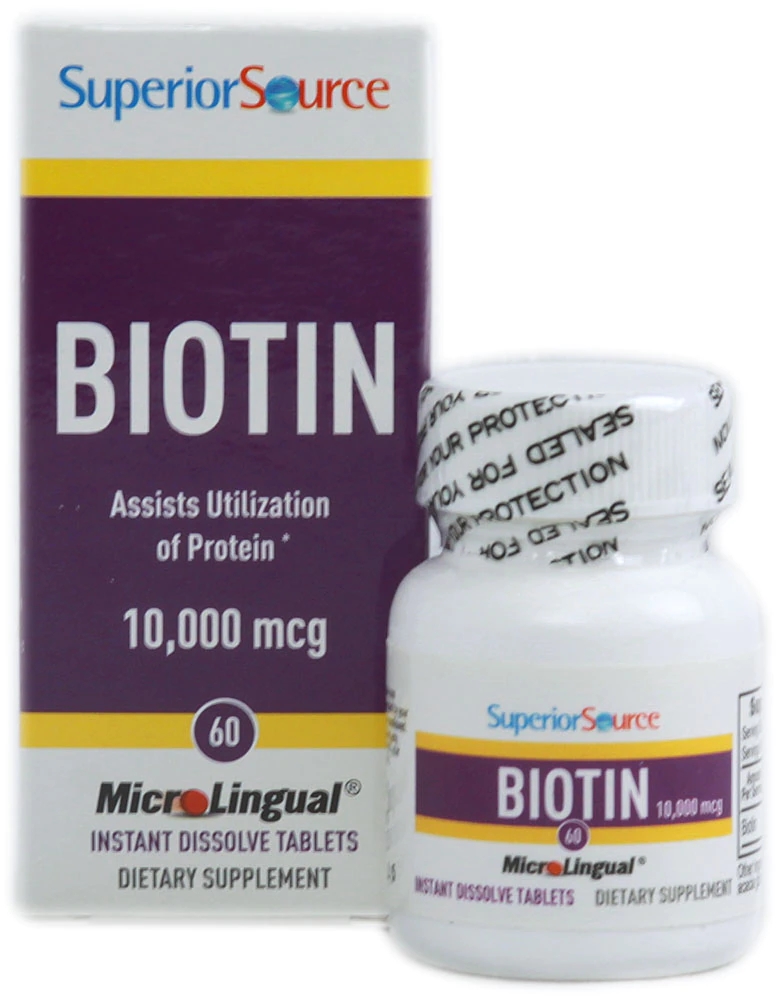 Biotin -- 10000 mcg - 60 Instant Dissolve Tablets Deals and Price ...
