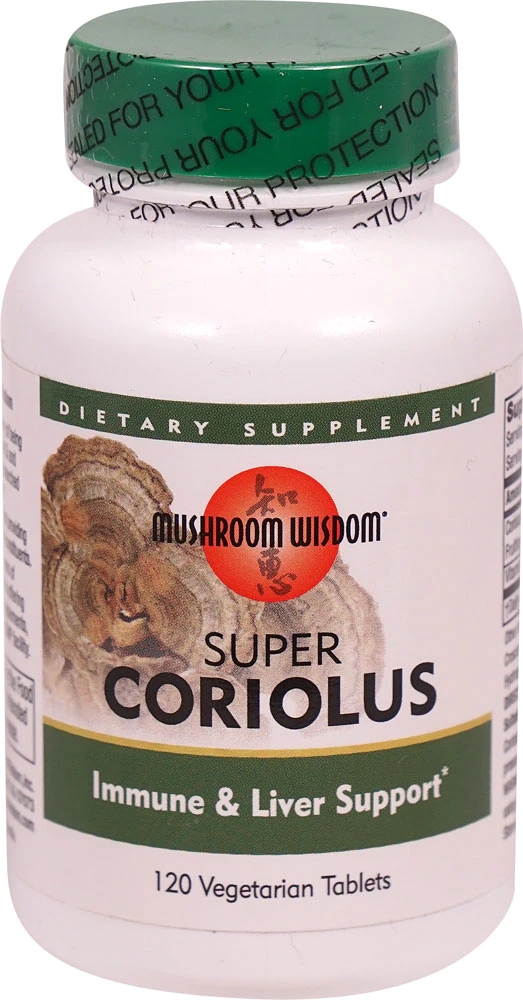 Super Coriolus Immune & Liver Support -- 120 Vegetarian Tablets Best ...