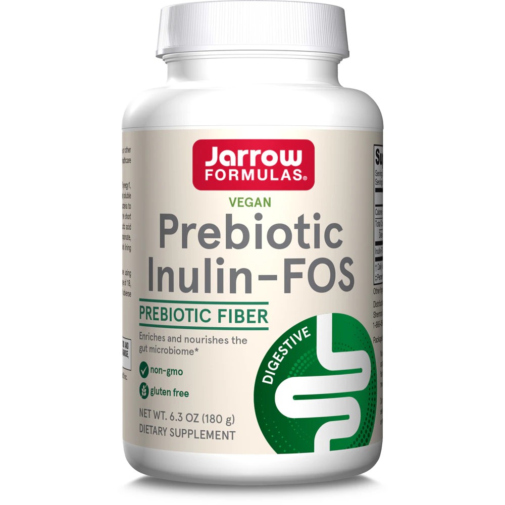 Jarrow Formulas Digestive Inulin FOS Soluble Prebiotic Fibers 6.3 oz ...
