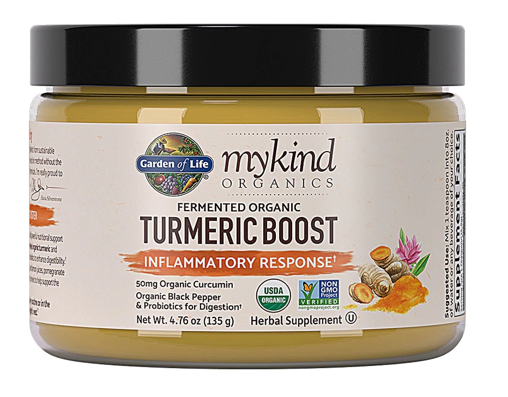 Garden of Life mykind Organics Turmeric Boost Inflammatory Response 4. ...