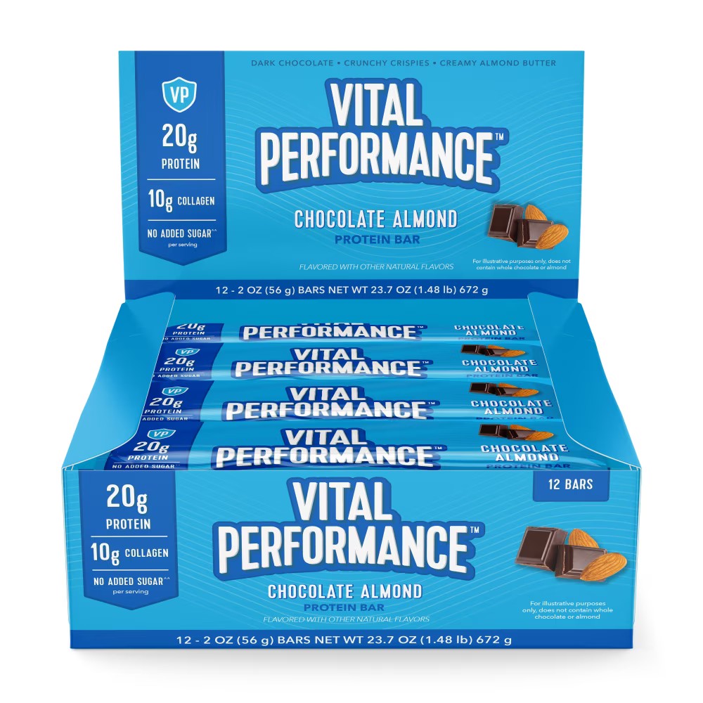 Vital Proteins Vital Performance Protein Bars - NSF Certified for Sport ...