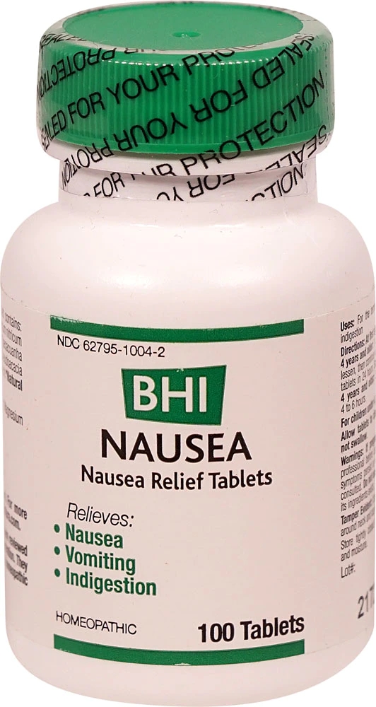 BHI Nausea Homeopathic Medication -- 100 Tablets Deals and Price ...