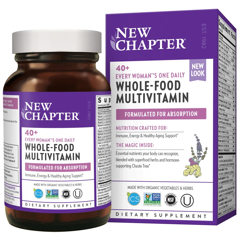 New Chapter Every Woman's One Daily Multivitamin 40 Plus 48 Vegetarian ...