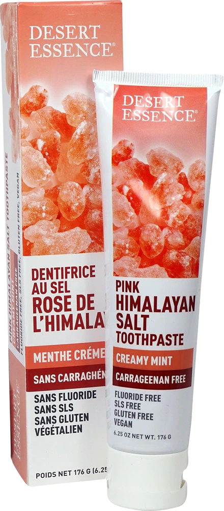 Desert Essence Pink Himalayan Salt Toothpaste Creamy Mint 6.25 oz Best ...