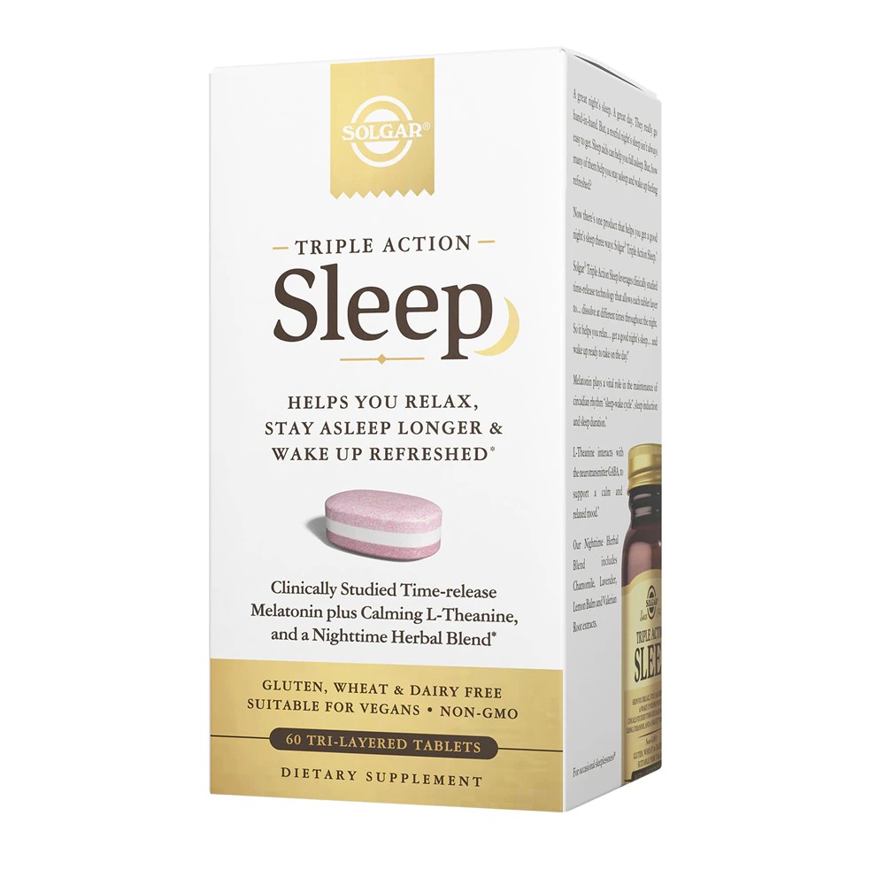 Triple Action Sleep -- 60 Tri-Layered Tablets Deals and Price History ...