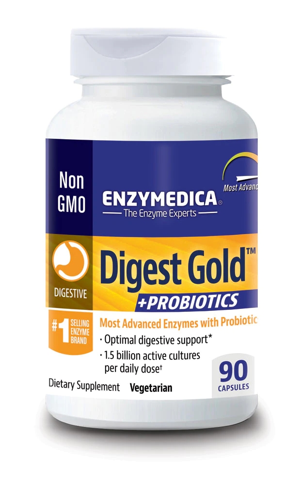 Enzymedica Digest Gold Plus Probiotics 90 Capsules Best Deals and Price ...