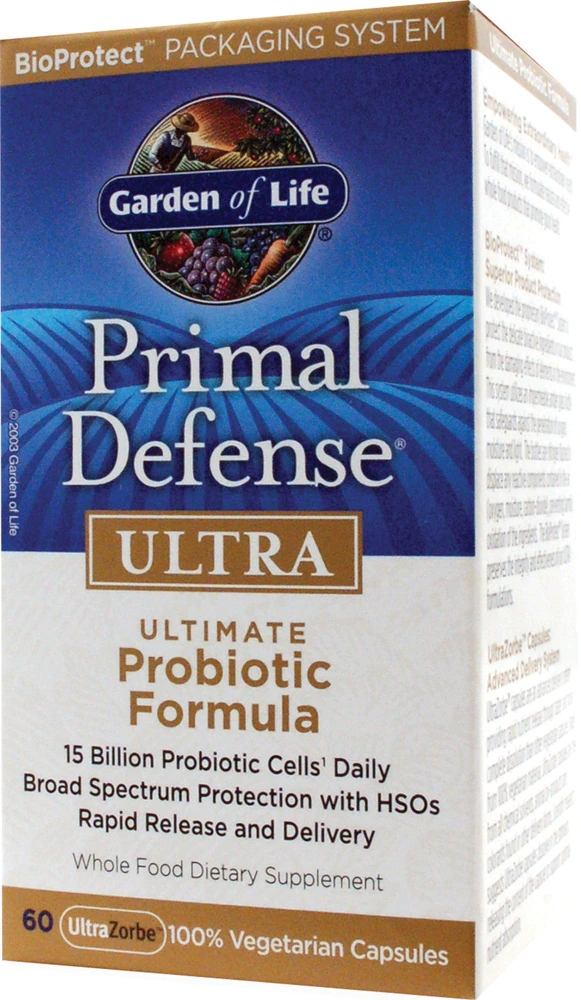 Primal Defense® Ultra Probiotic Formula -- 15 billion cells - 60 ...