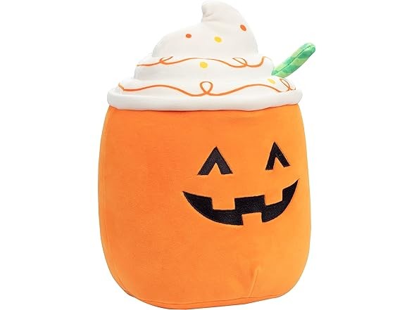 Squishmallows 10" Lester The Pumpkin Latte - Officially Licensed ...