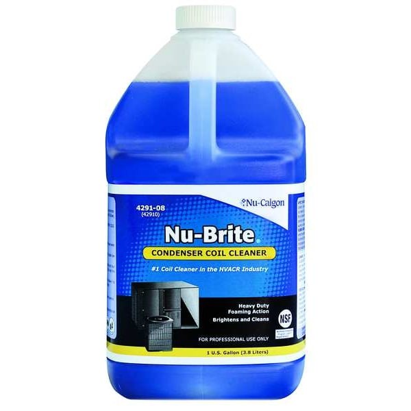 Nu Brite Condenser Coil Cleaner For Outside AC Condenser Coils, 1 Gal ...