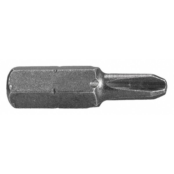 Insert Bit, #2 Fastening Tool Tip Size, 1 in Overall Bit Length, 1/4 in ...