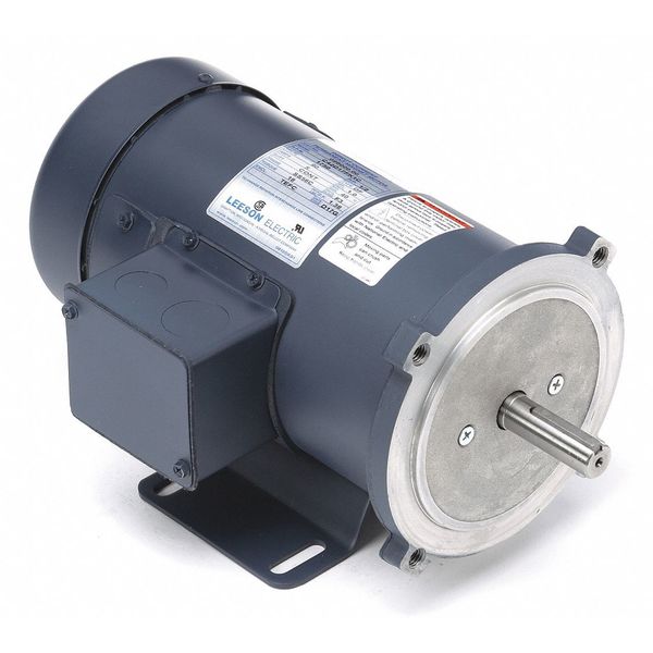 DC Permanent Magnet Motor, 1/2 HP, 1,750 Nameplate RPM, 56C Frame, Face ...