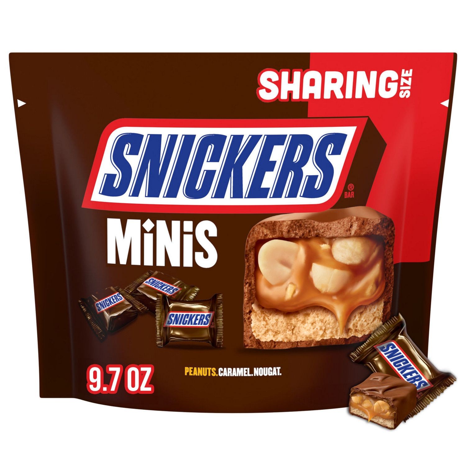 Snickers, Mini Size Milk Chocolate Candy Bars, 9.7 oz Bag Deals and ...