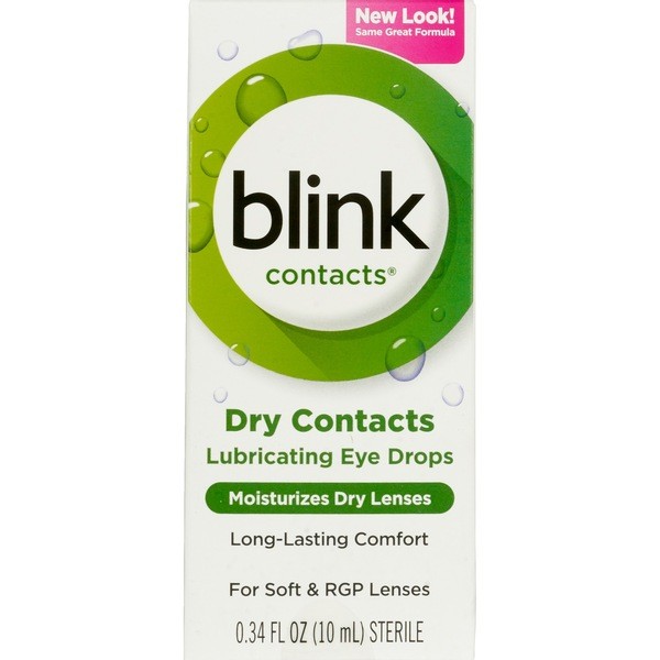 Blink Contacts Lubricant Eye Drops, 0.34 fl oz Die besten Deals und ...
